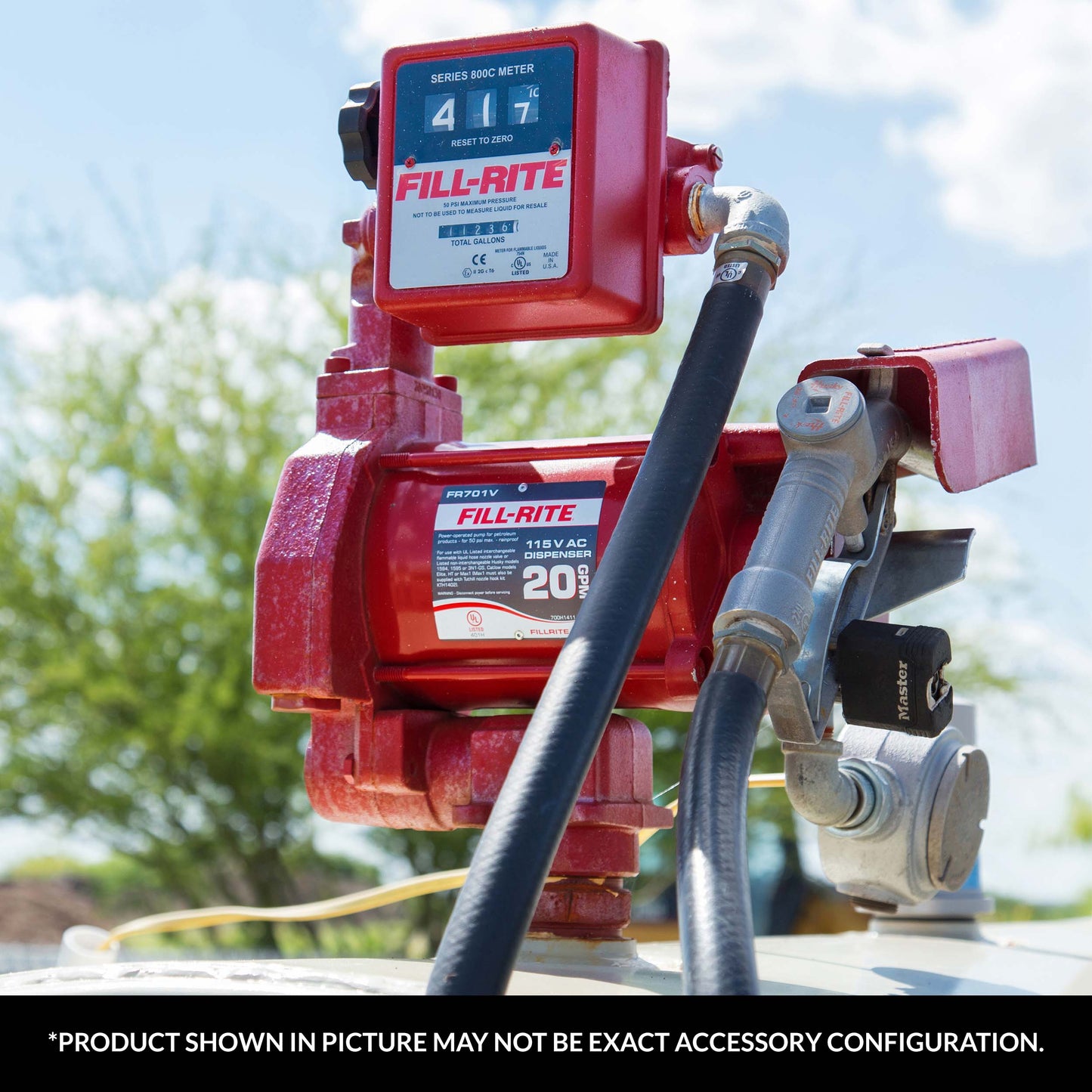 Fill-Rite FR700 Series - 240V AC 75 Lpm Fuel Transfer Pump - Bung Moun ...